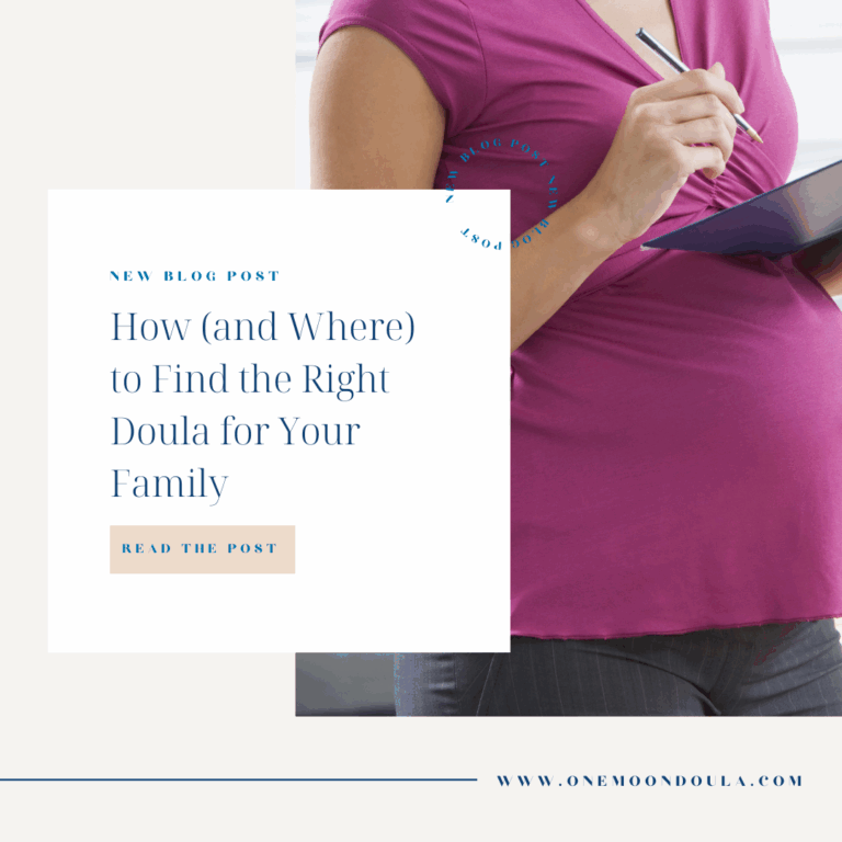 How (and Where) to Find the Right Doula for Your Family - One Moon ...